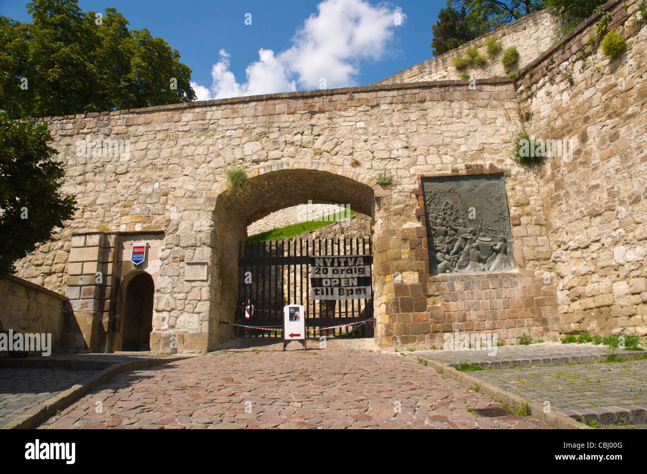 Gates of Var the Castle in Eger city Heves county Hungary Europe Stock ...
