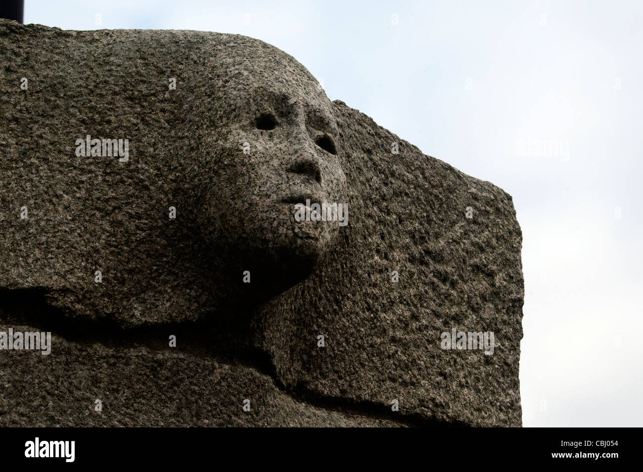 Stone face sculpture hi-res stock photography and images - Alamy