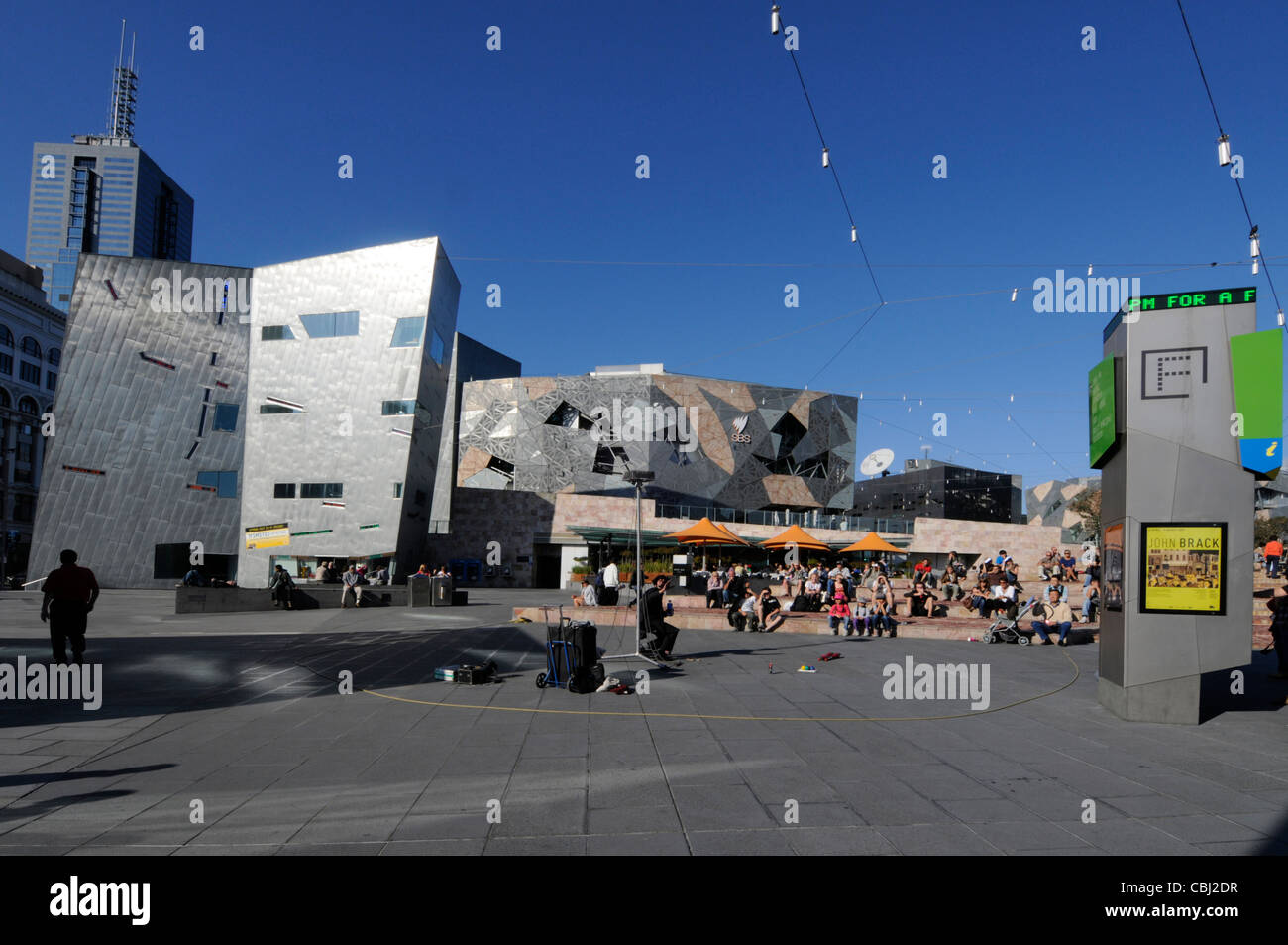 Federation Square in Melbourne, Australia Stock Photo - Alamy