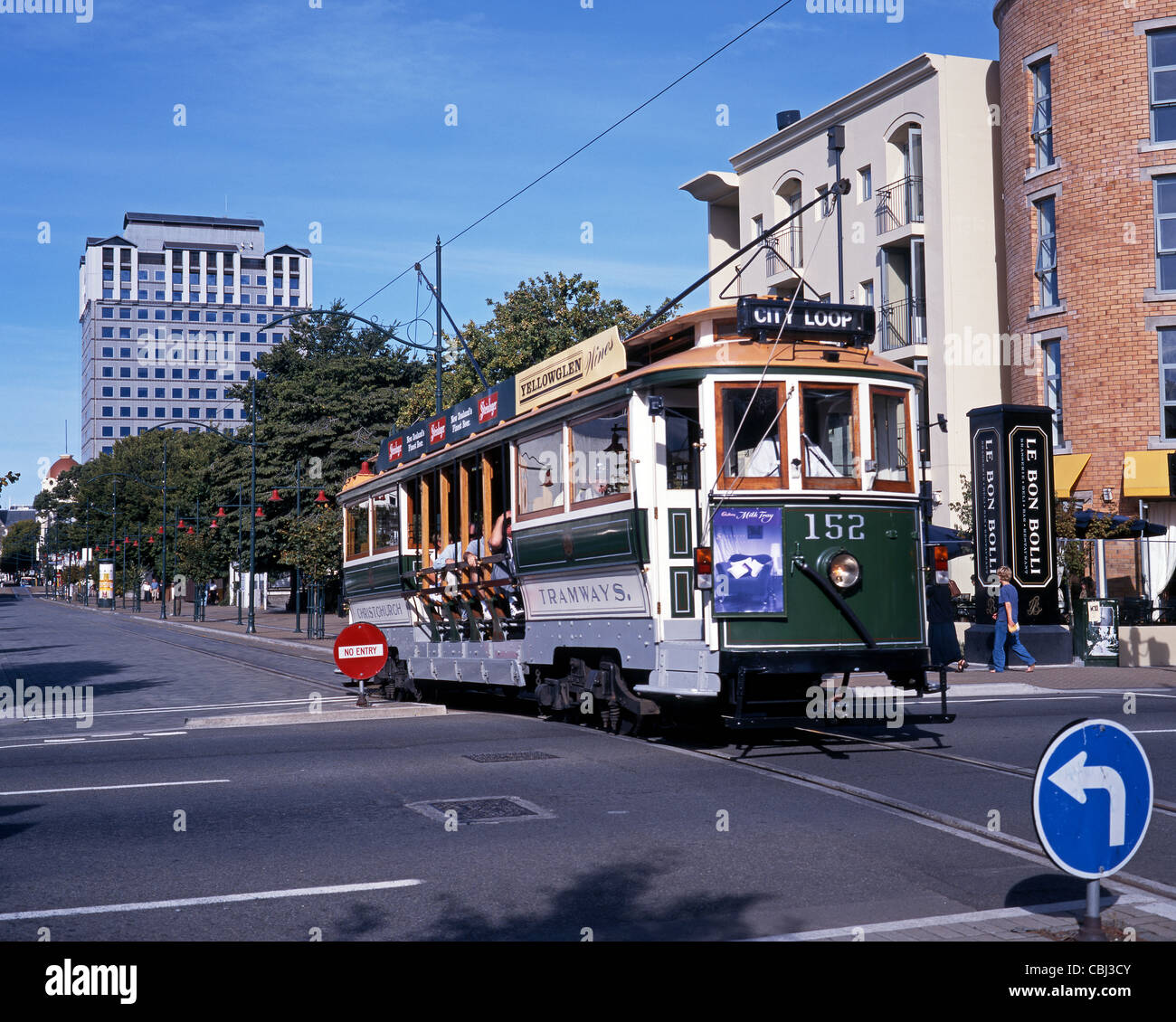 City loop tram, Christchurch, South Island, New Zealand Stock Photo - Alamy