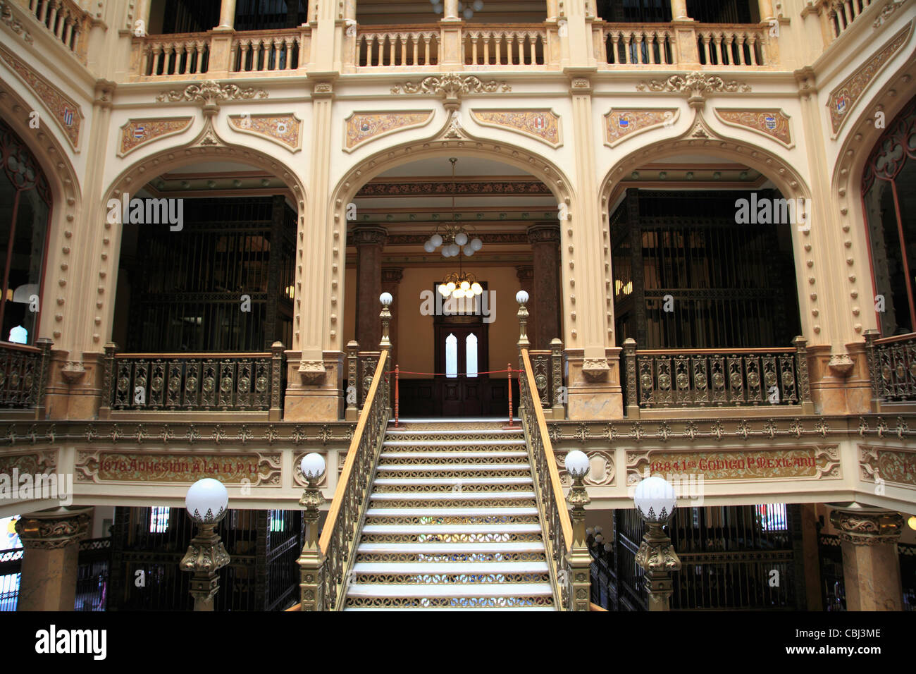 Palacio Postal, Post Office Palace, Historic Center, Mexico City ...