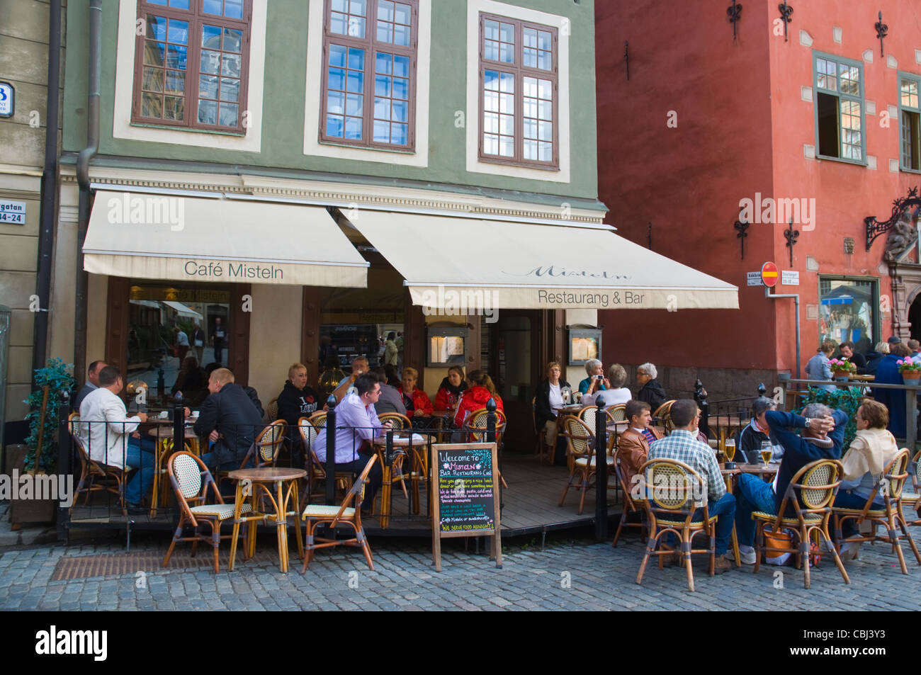 Stockholm Gamla Stan Cafe Stock Photos & Stockholm Gamla Stan Cafe ...