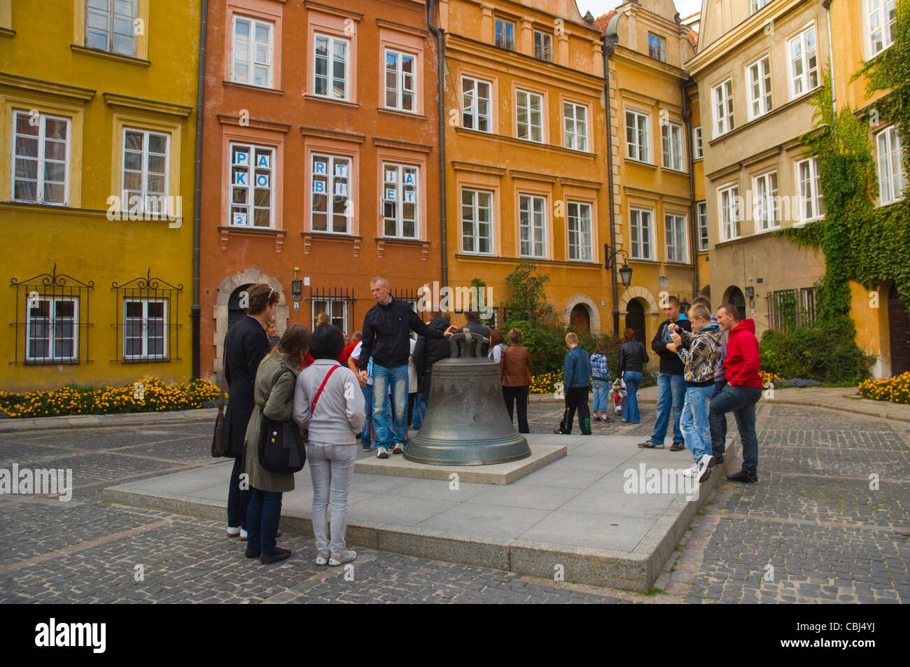 Plac Kanonia the Canon square with bell cast in 1646 by Daniel Tym in ...