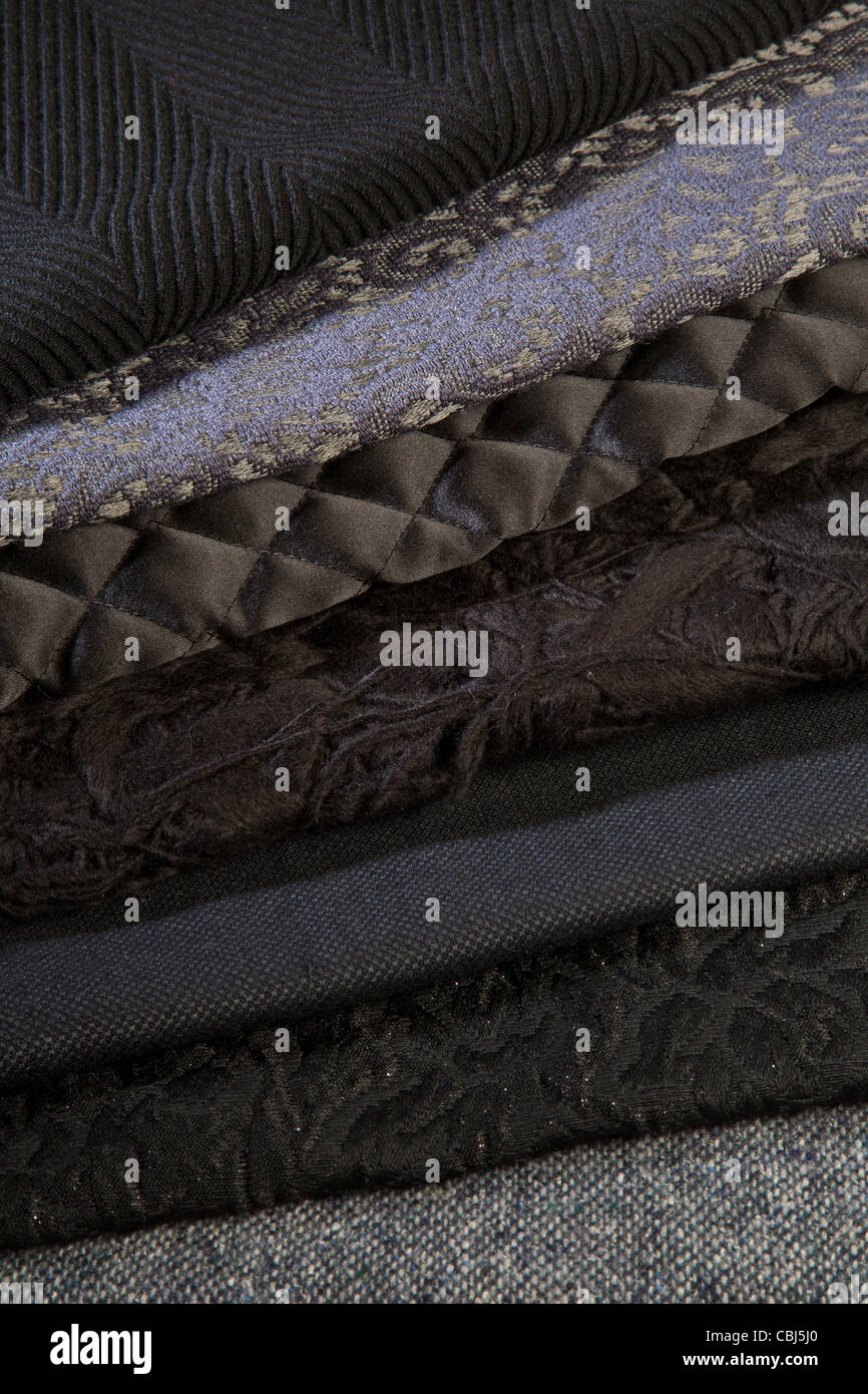 Stack of Fabric Stock Photo - Alamy