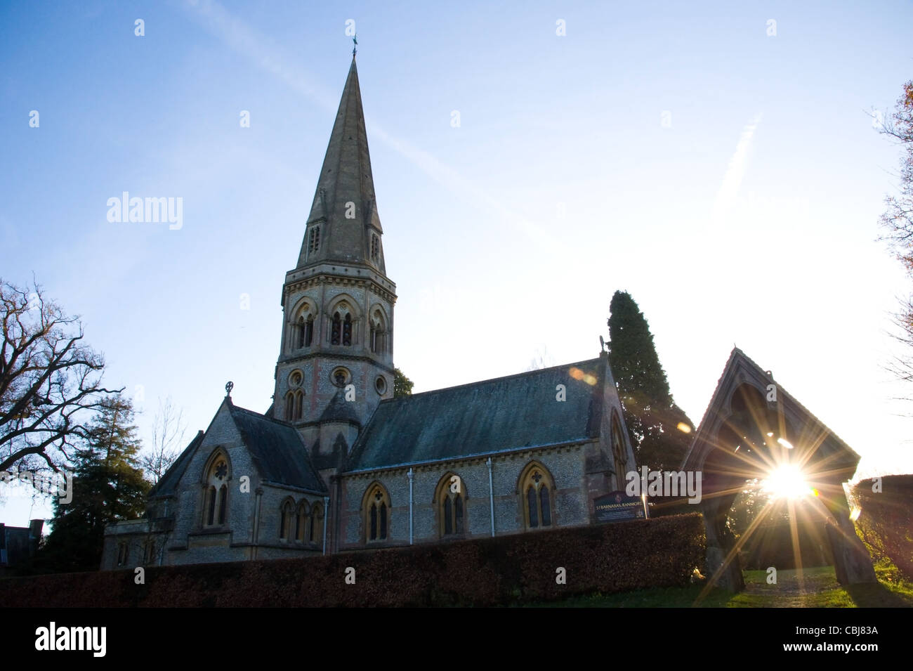 St barnabas church ranmore common hi-res stock photography and images ...