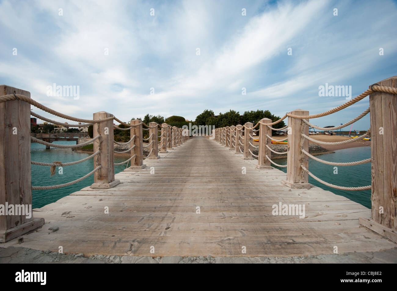 Rope handrails hi-res stock photography and images - Alamy
