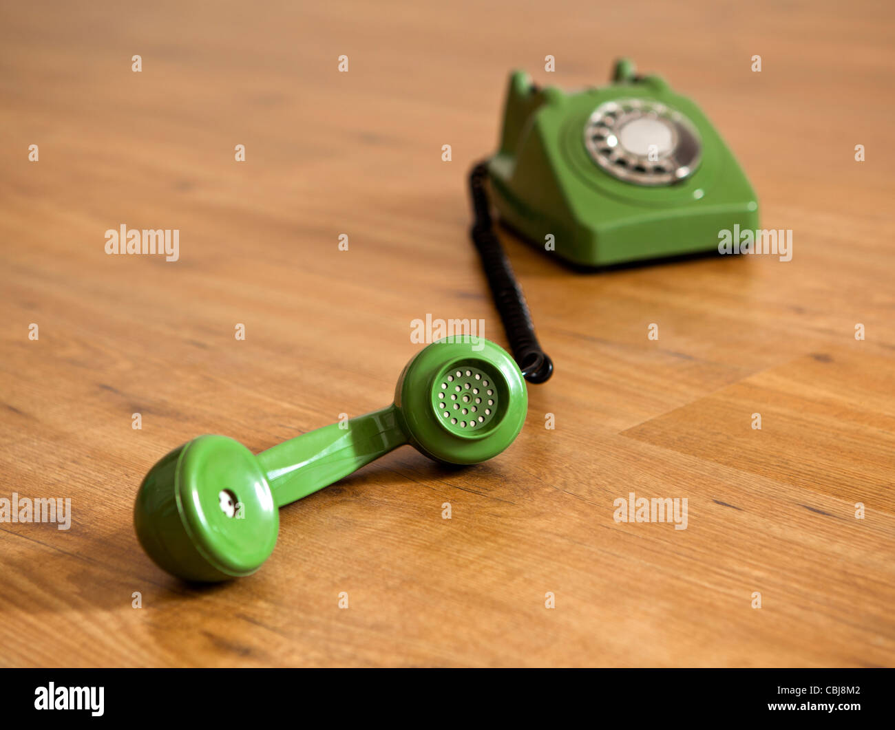 Old fashioned phone green hi-res stock photography and images - Alamy