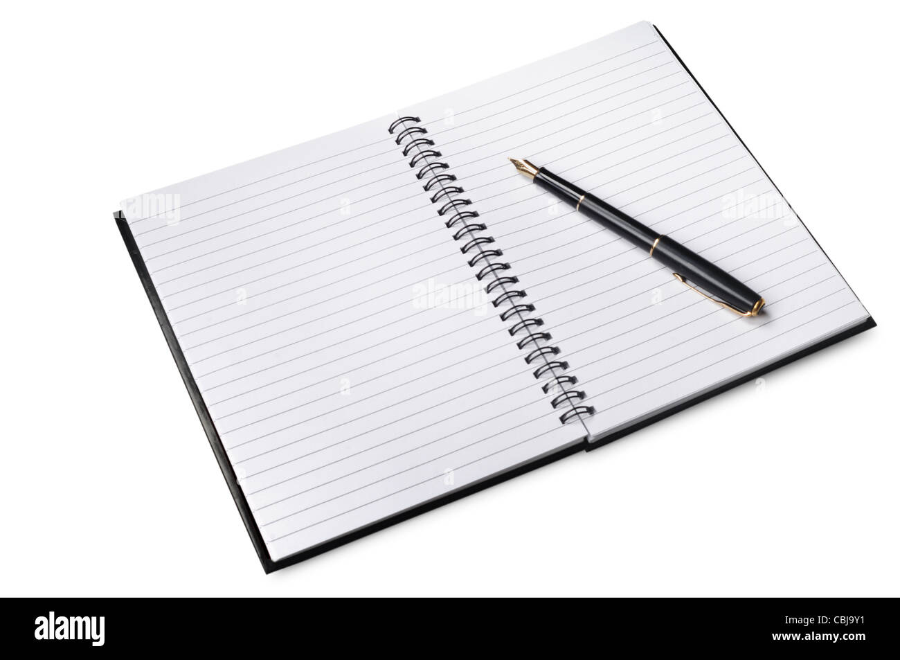 Open Notebook - John Gollop Stock Photo - Alamy