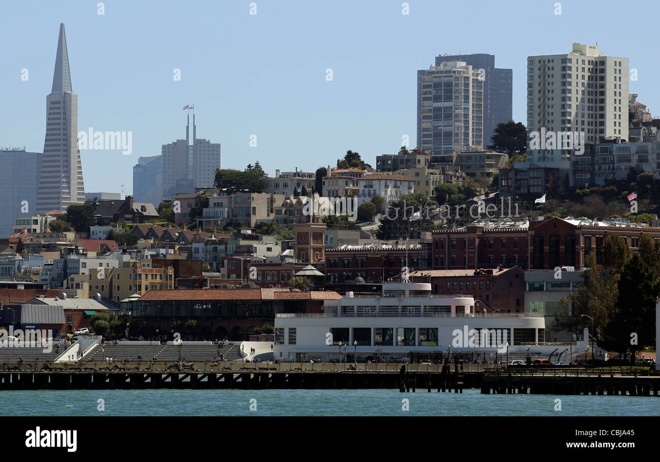 San Francisco skyline tourism tourist Stock Photo - Alamy