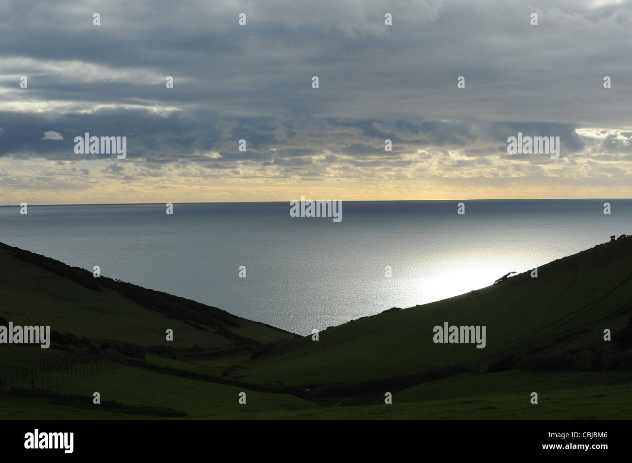 Coastal landscape near Start Point in Devon England Uk Stock Photo - Alamy