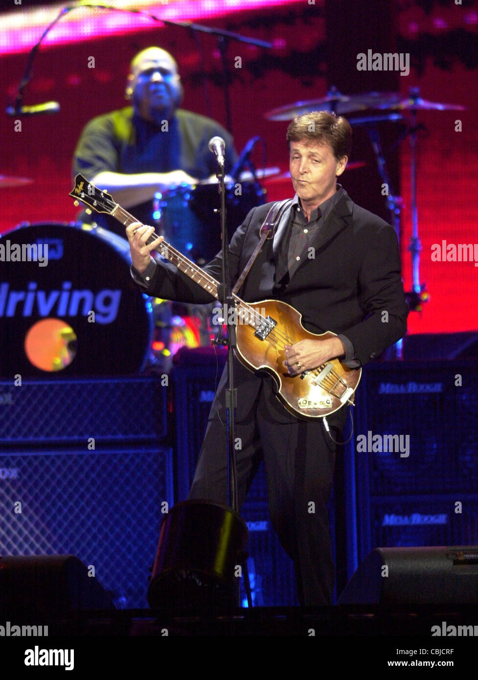Sir Paul McCartney Beatles rock concert Stock Photo - Alamy