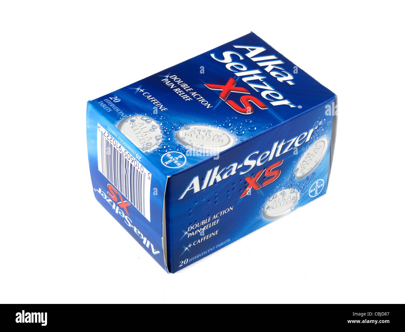 Branded Packet Of Alka-Seltzer Pain Relief Tablets Isoalted Against A ...