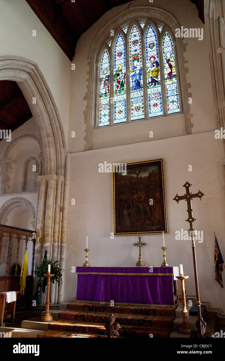 Interior Village Church England Stock Photos & Interior Village Church ...