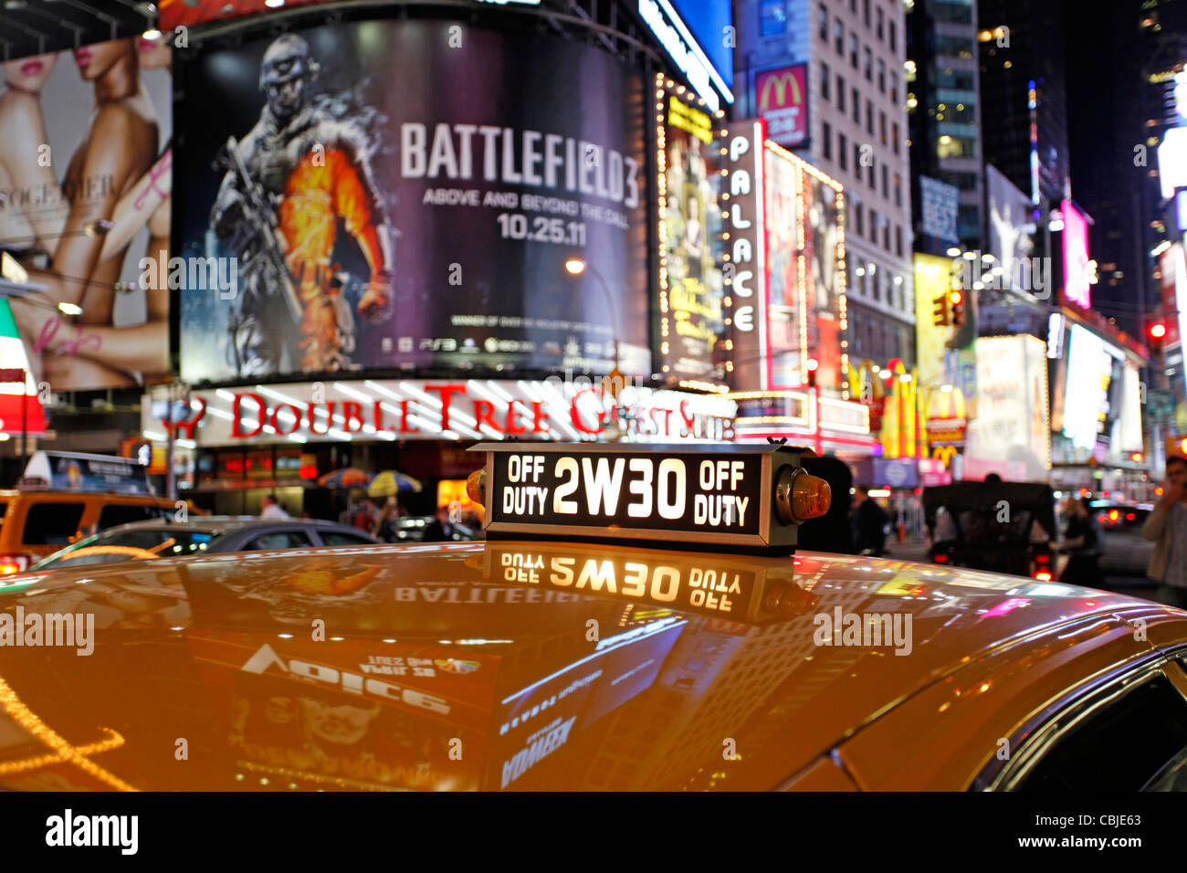 Neon Lights in Times Square, New York Stock Photo - Alamy