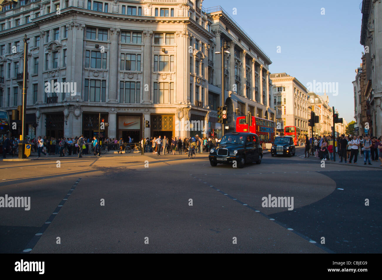 Oxford circus junction hi-res stock photography and images - Alamy