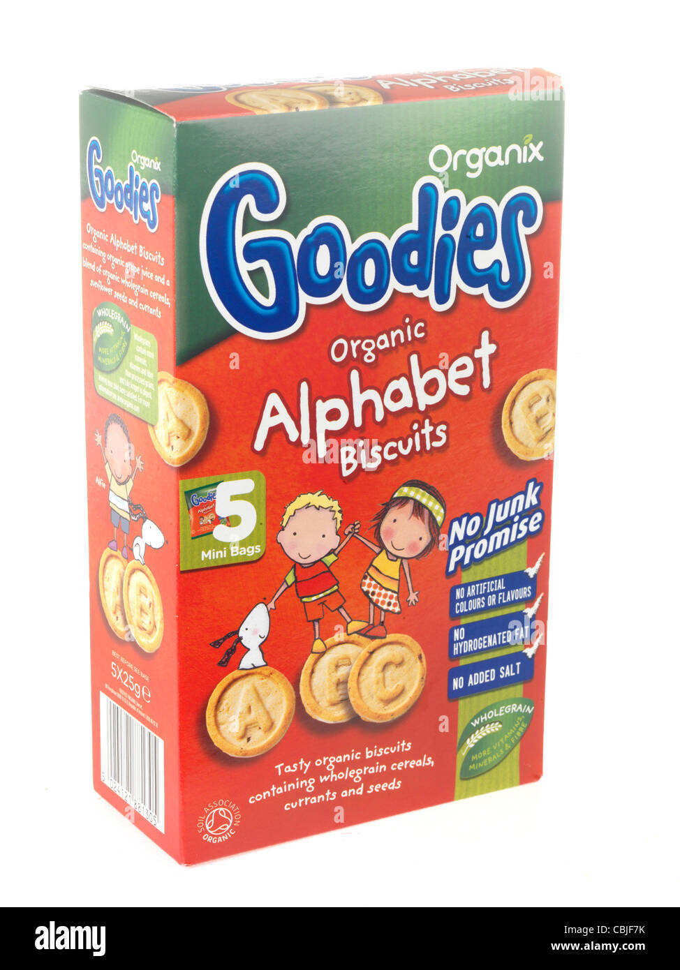 Box goodies organic alphabet biscuits packs kids childrens snacks ...