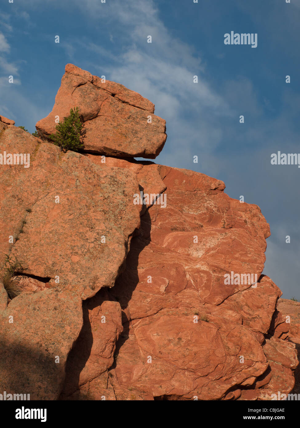 Sunset at Garden of the Gods Rock Formation in Colorado Stock Photo - Alamy