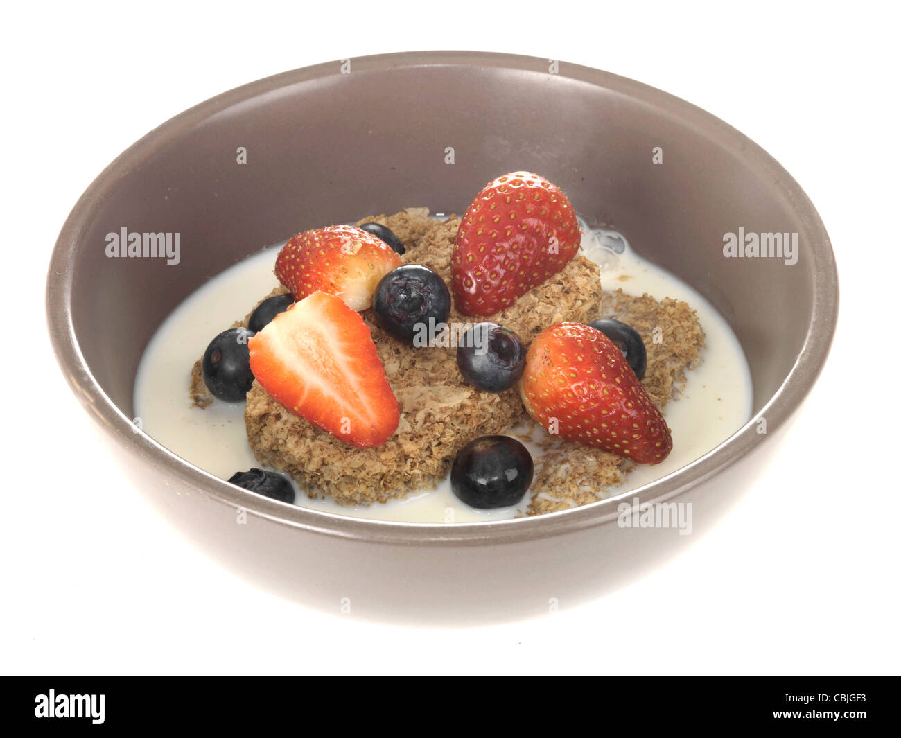 Weetabix with Fruit Stock Photo - Alamy