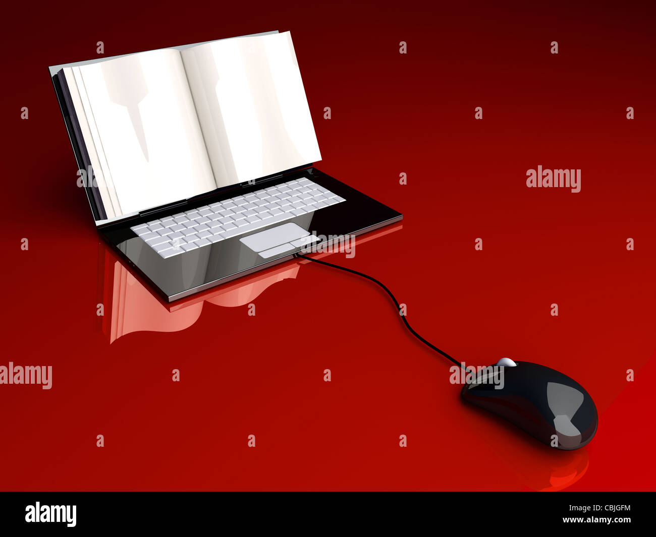 A digital book Stock Photo - Alamy