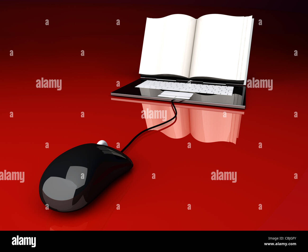 A digital book Stock Photo - Alamy