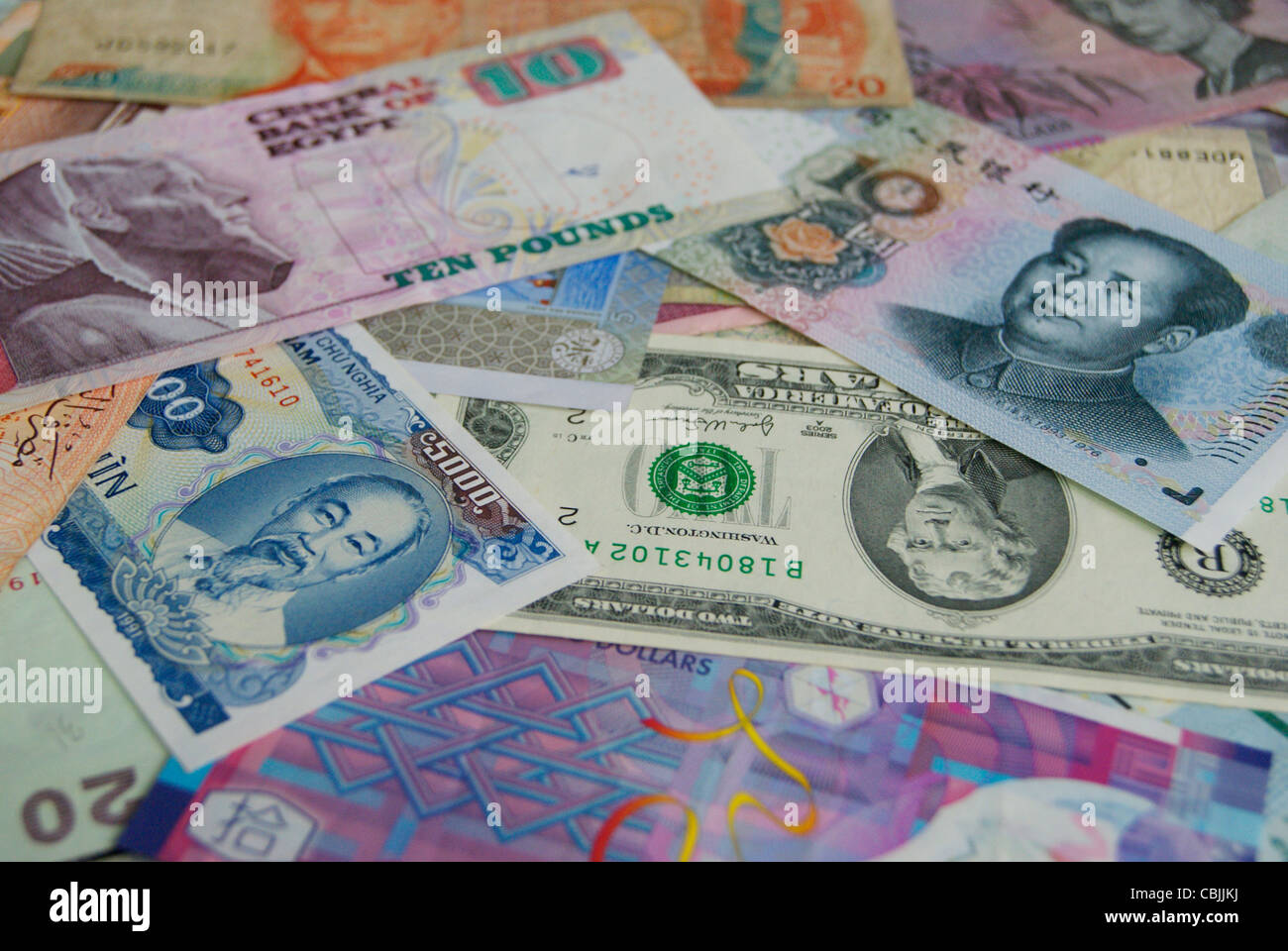 Different Currencies World High Resolution Stock Photography and Images ...
