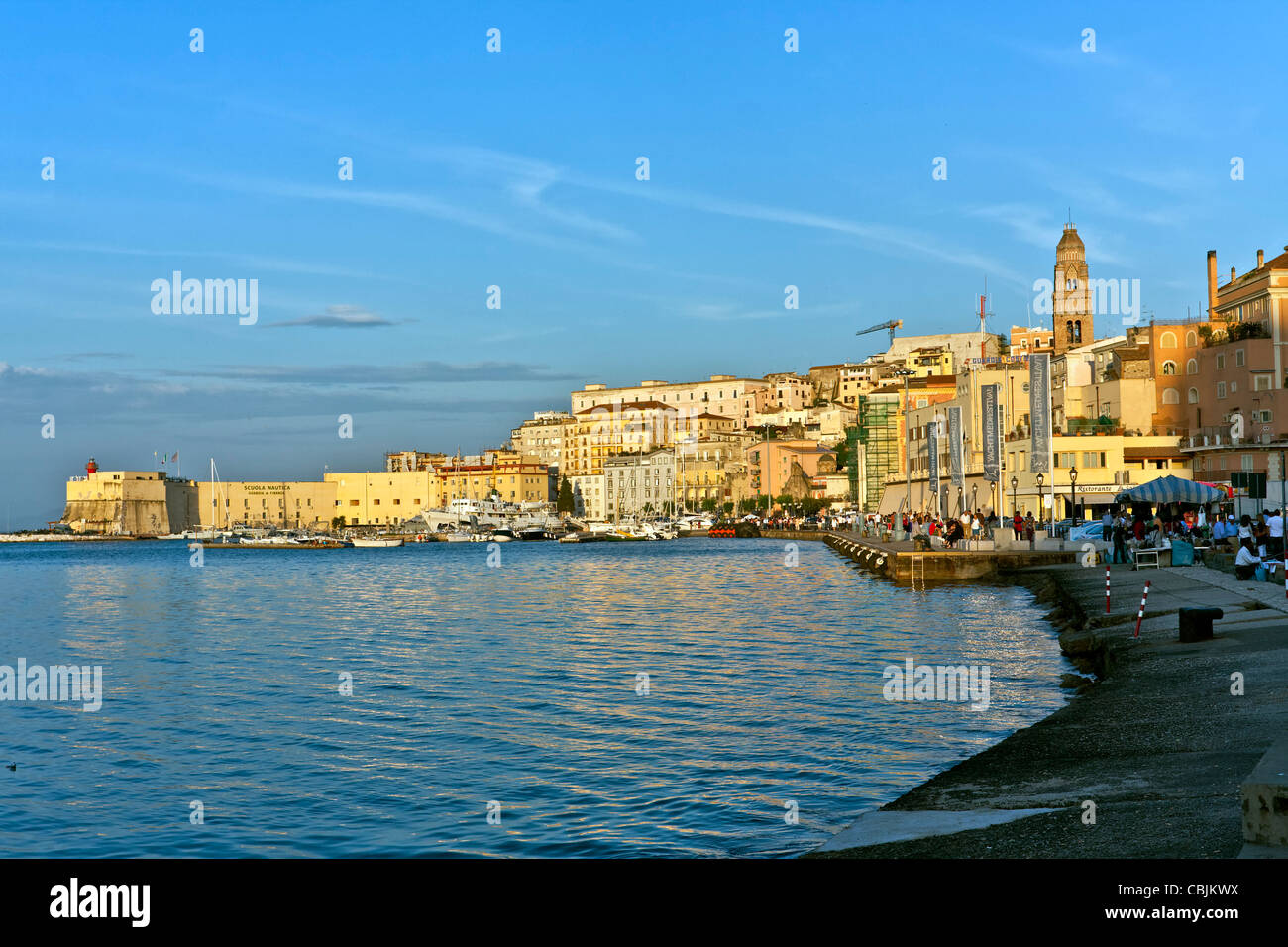 Gaeta Harbour, Latina, Latium, Italy Stock Photo - Alamy