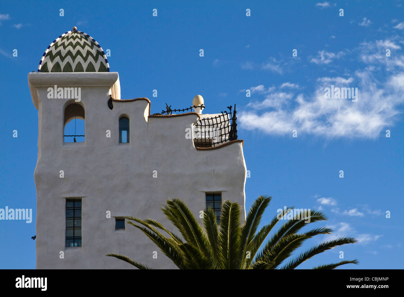 Spanish style architecture in "Santa Barbara", California Stock Photo ...