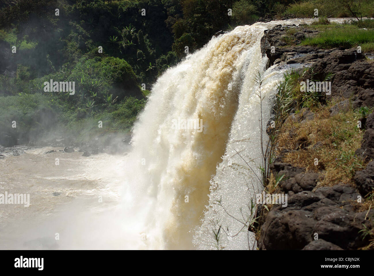 Waterfalls in Ethiopia Stock Photo - Alamy