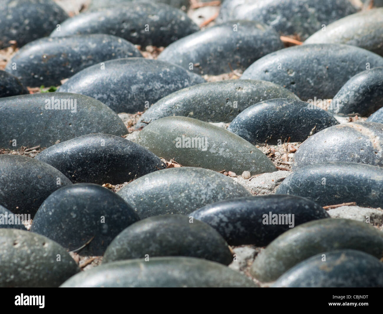 Rock path at the Japanese Garden Stock Photo - Alamy