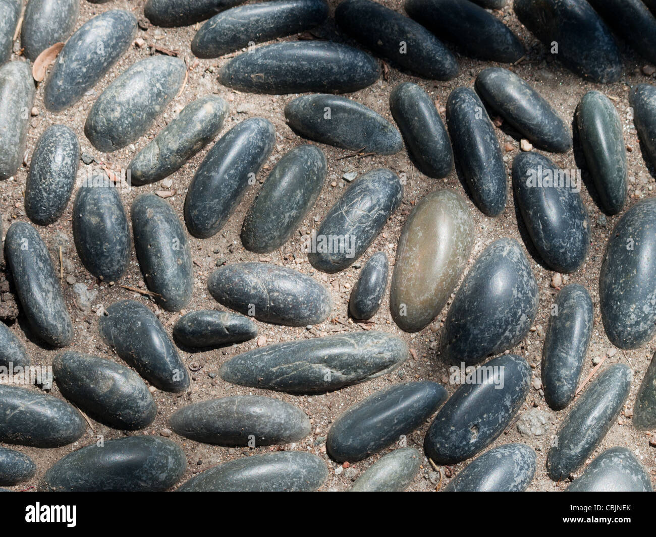 Rock path at the Japanese Garden Stock Photo - Alamy