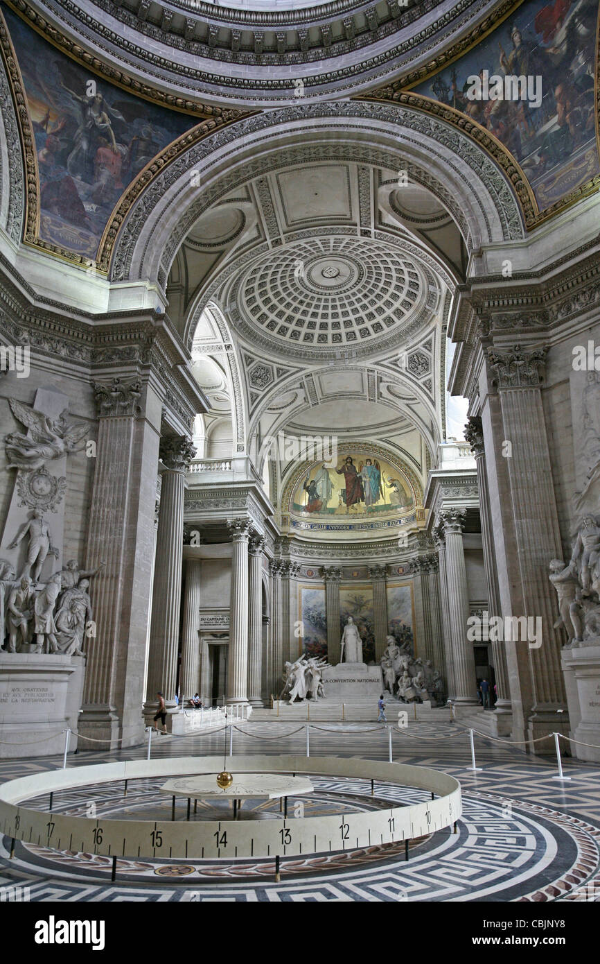 Pantheon paris interior hi-res stock photography and images - Alamy