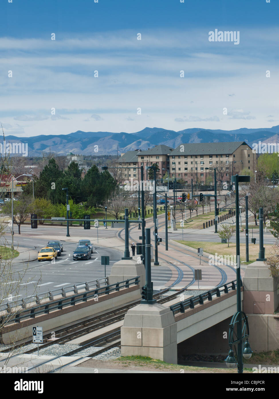 Lightrail in downtown denver hi-res stock photography and images - Alamy