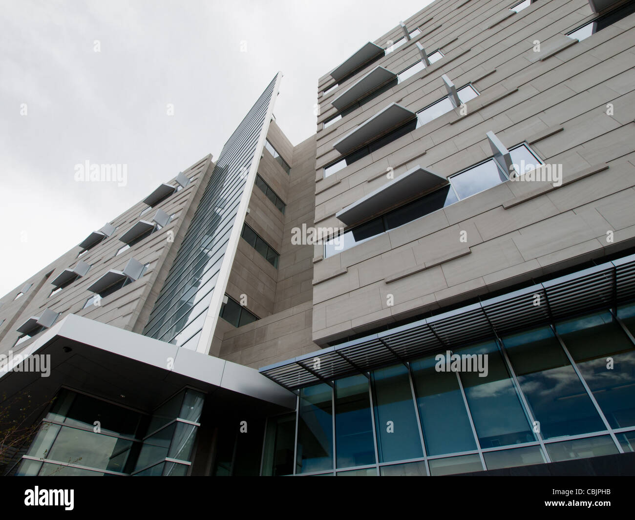 Exterior elevation of the Lindsey-Flanigan Courthouse in Downtown ...