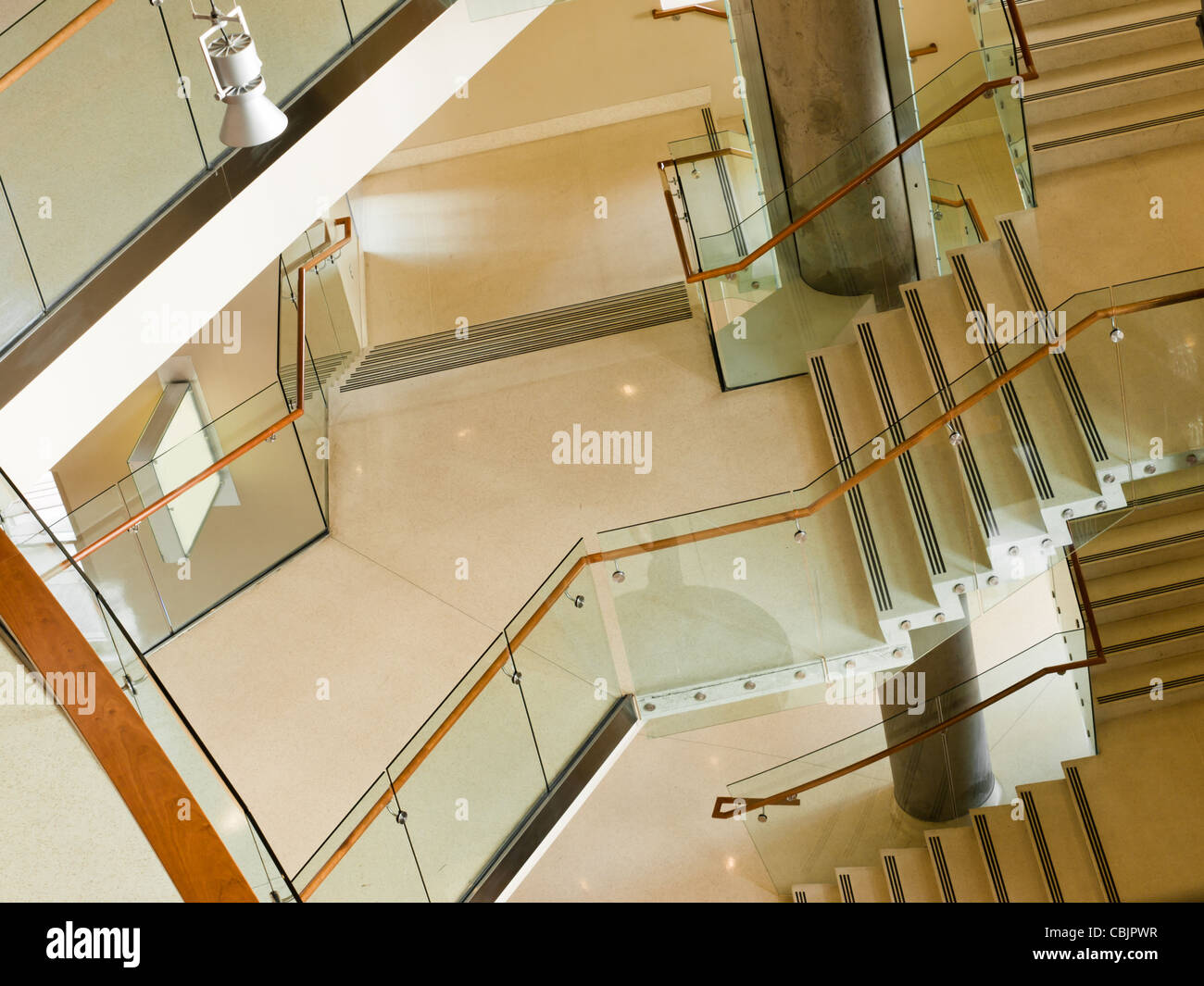 Contemporary staircase at the theater Stock Photo - Alamy