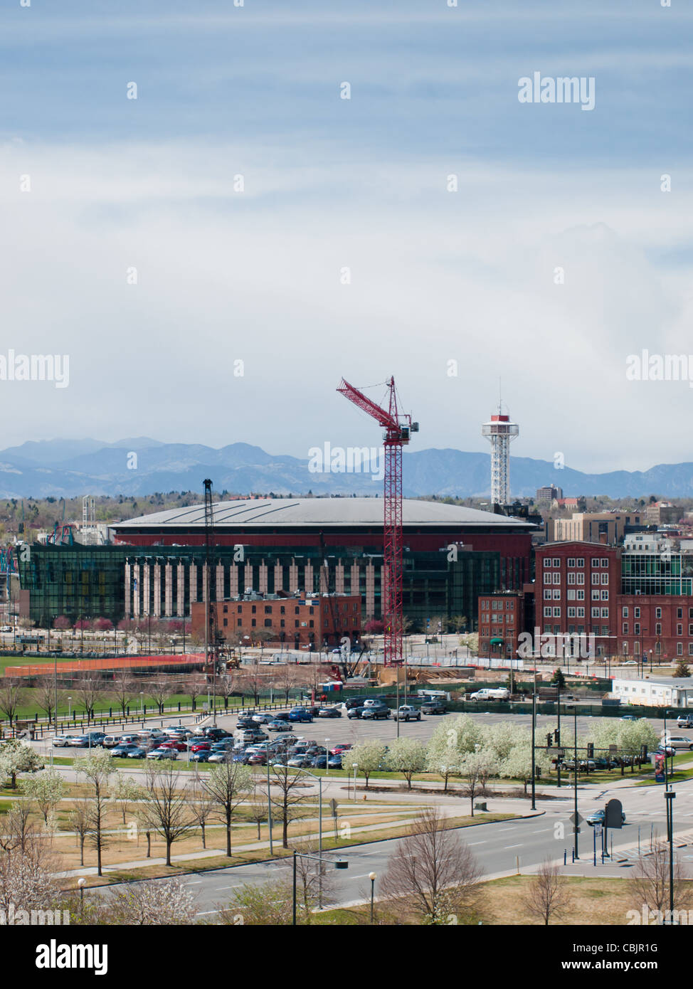 Pepsi Center view from the downtown in Denver, Colorado Stock Photo - Alamy