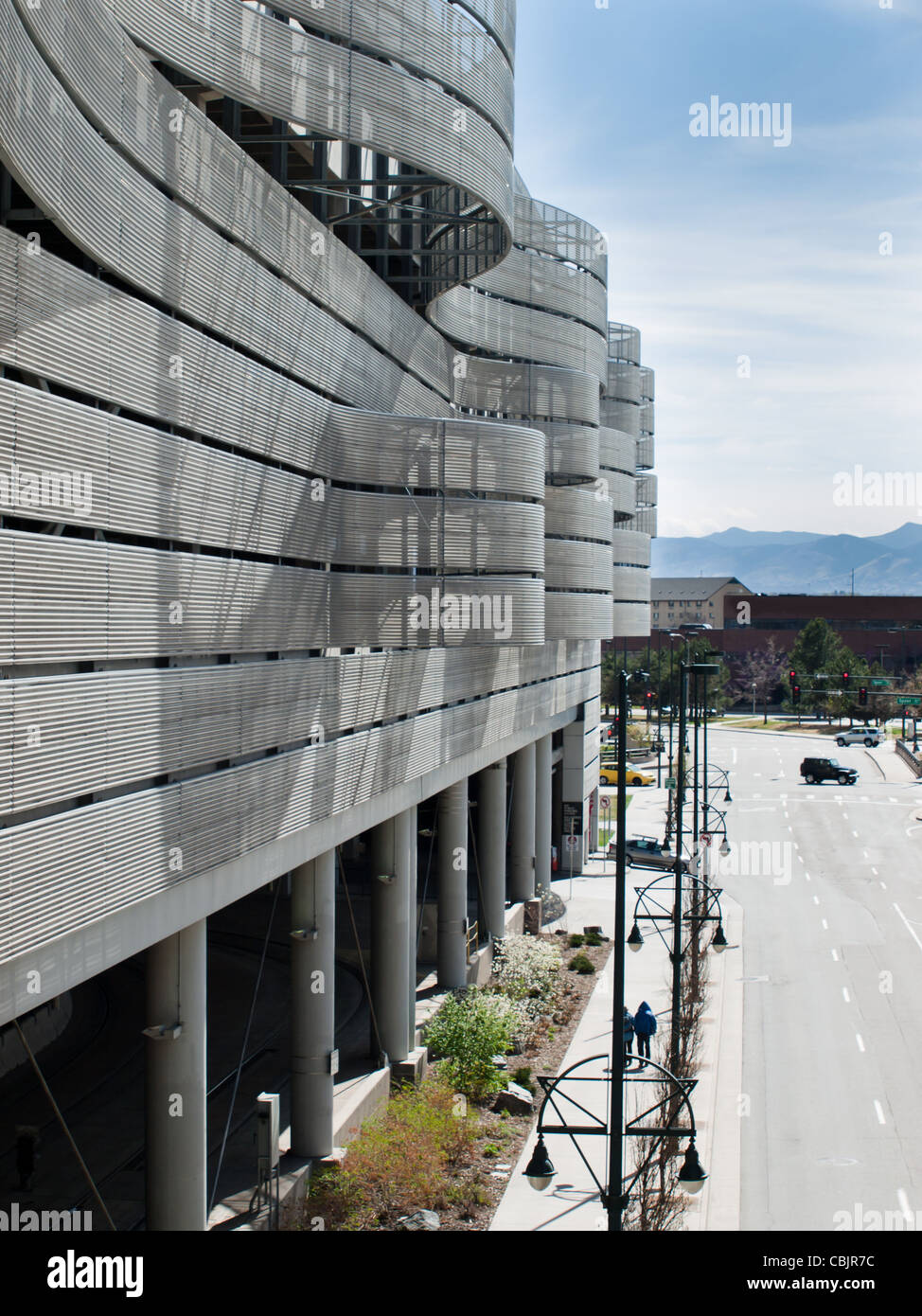 Detail of the Colorado Convention Center in Downtown Denver Stock Photo ...
