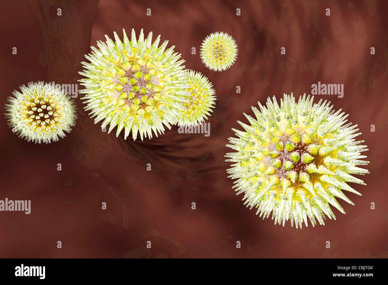 3d stream sick human organism hi-res stock photography and images - Alamy