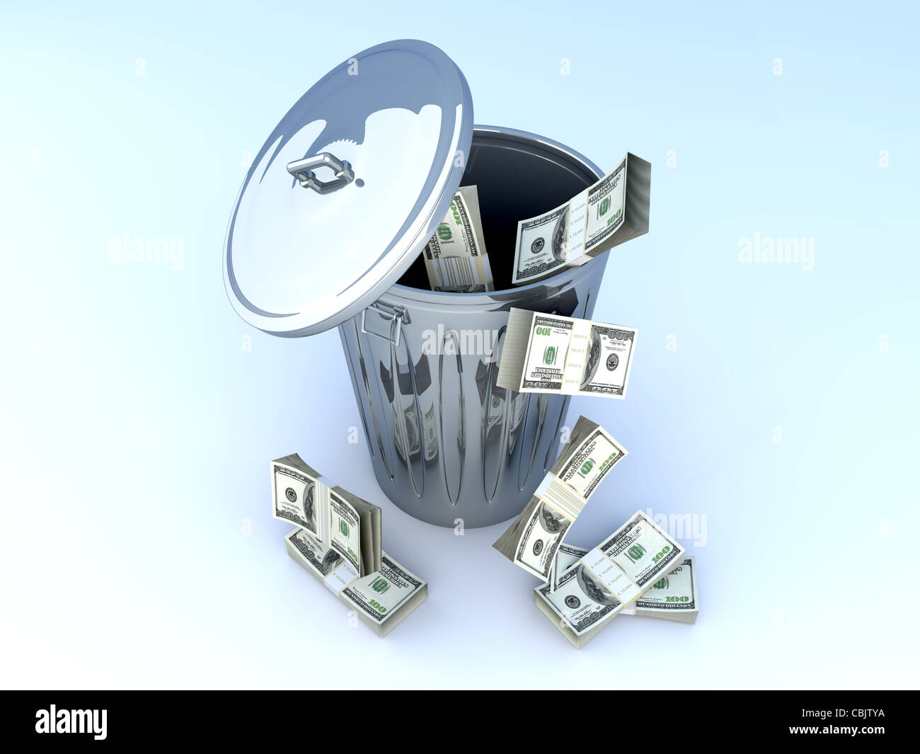 Throwing away money Stock Photo - Alamy