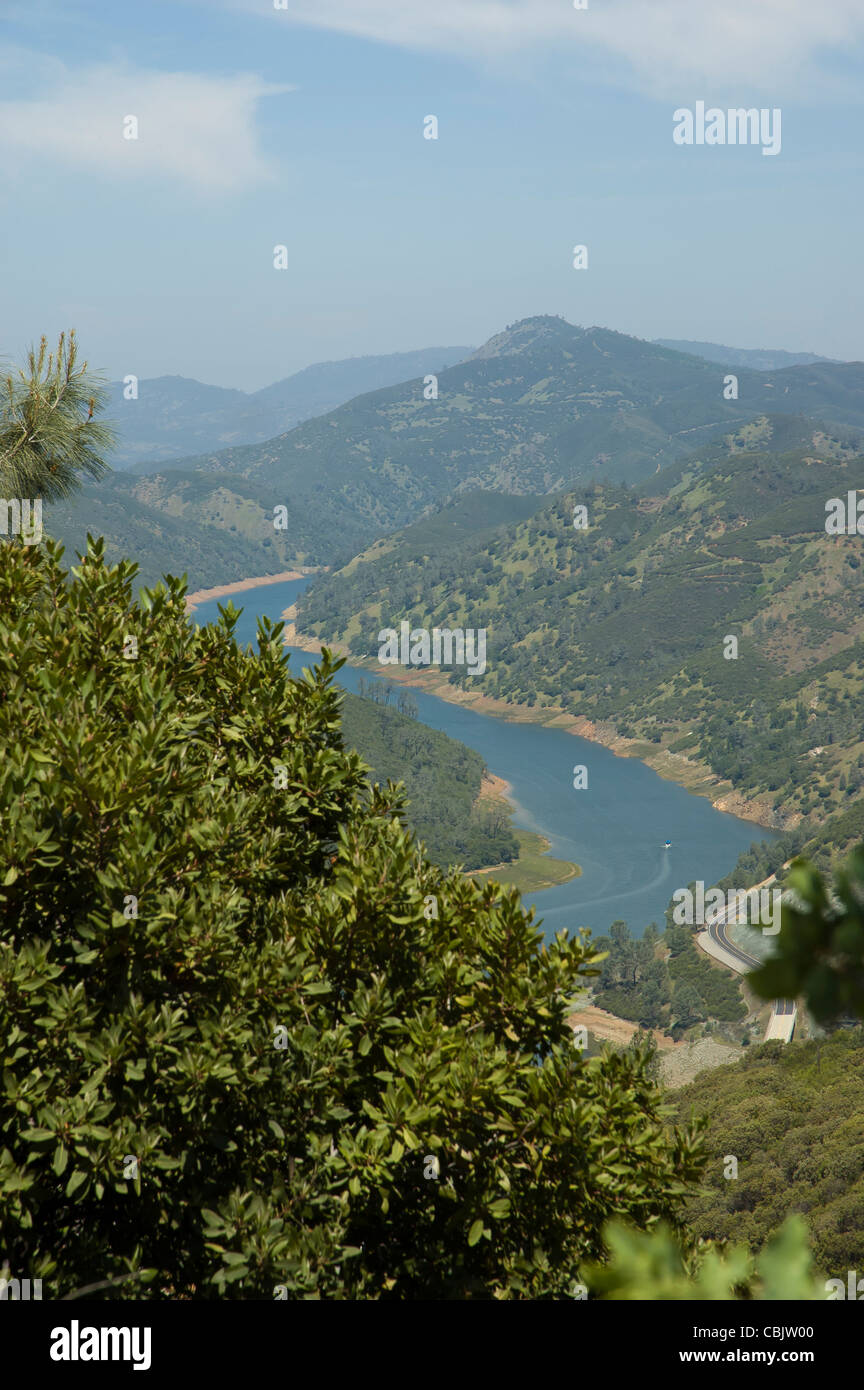 scenic view of King's Canyon river in King Canyon National Park ...