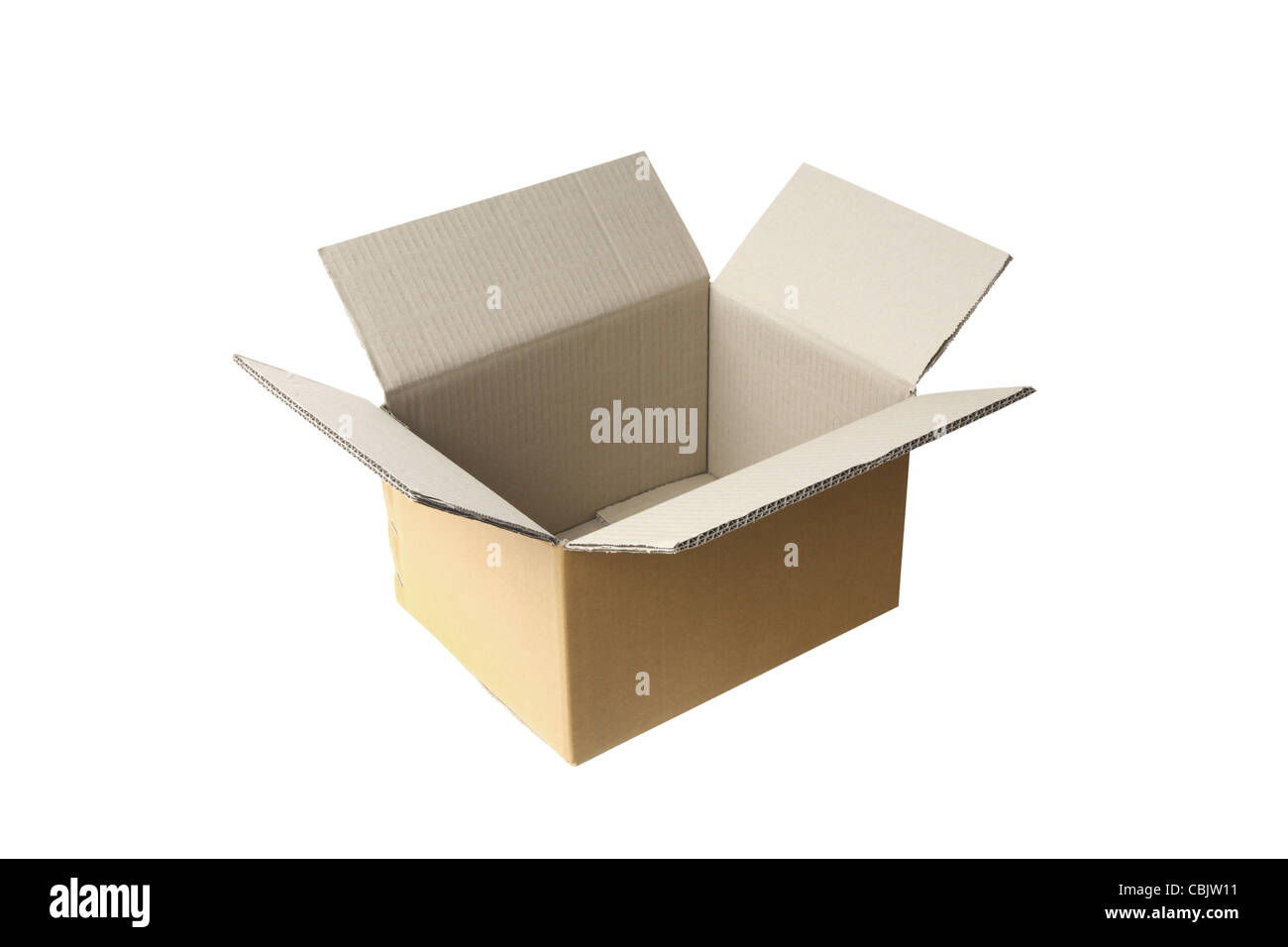 Cardboard box open lid hi-res stock photography and images - Alamy