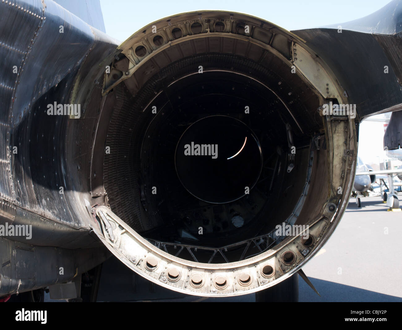 Old jet fighter of the US Air Force in Wing Over the Rockies Air and ...