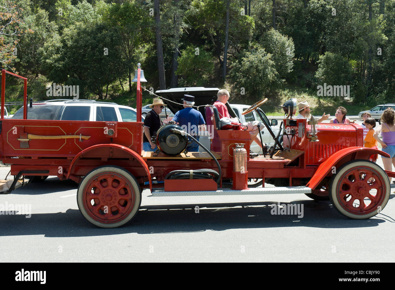 1940s fire truck hi-res stock photography and images - Alamy