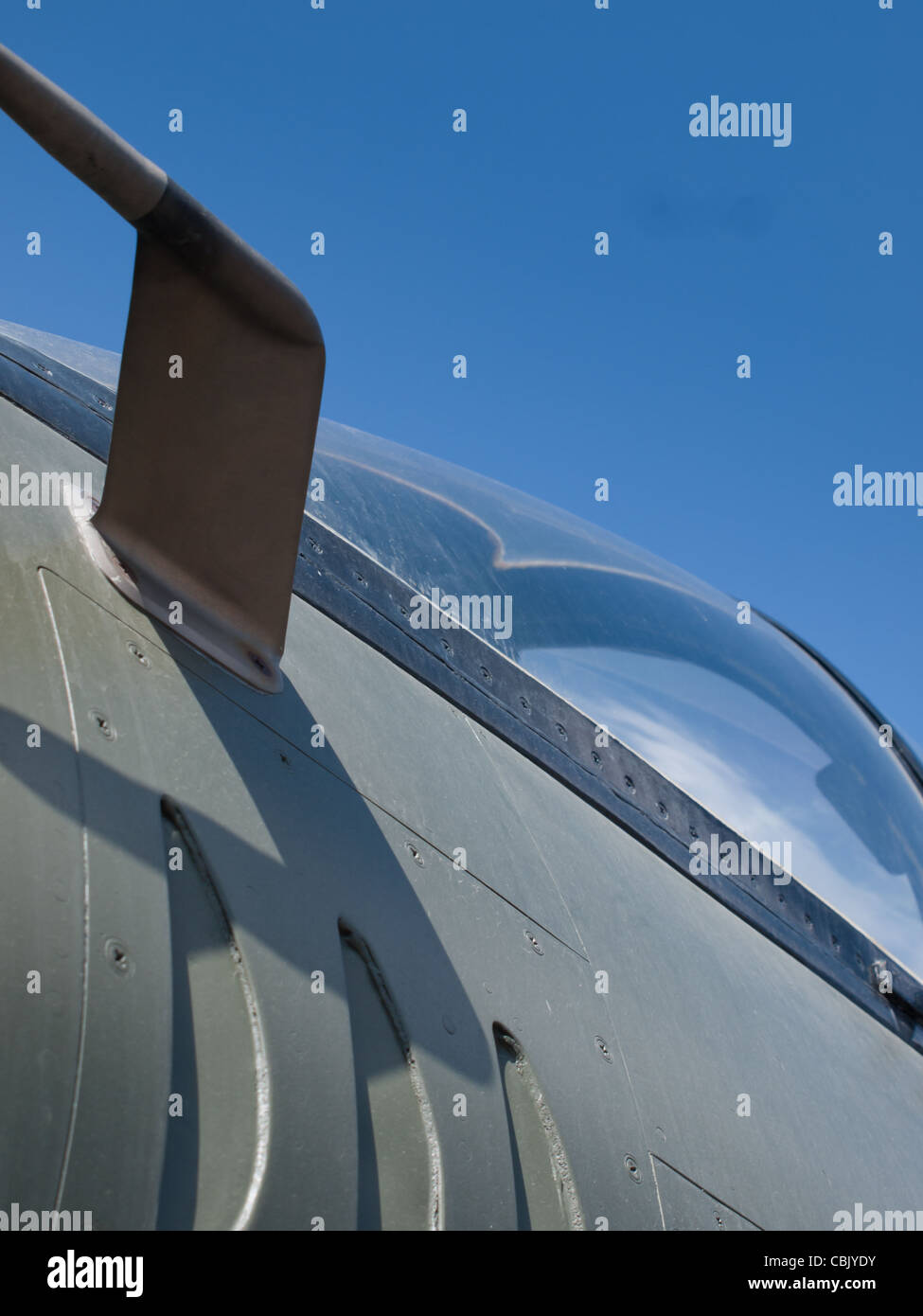 Old jet fighter of the US Air Force in Wing Over the Rockies Air and ...
