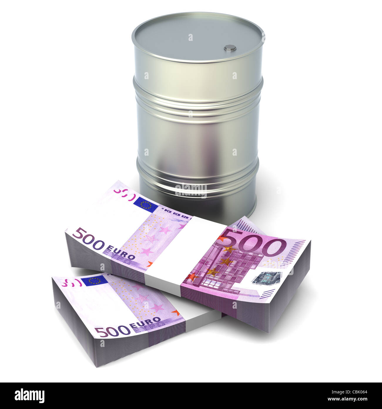 Euros and oil Stock Photo - Alamy