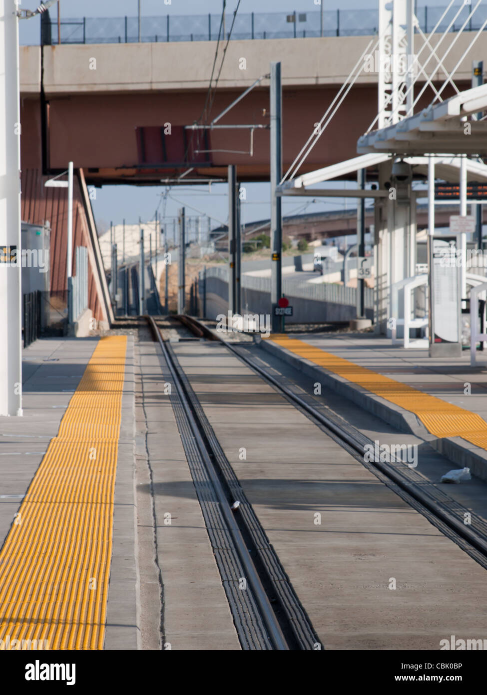 Light rail in Denver, Colorado Stock Photo - Alamy
