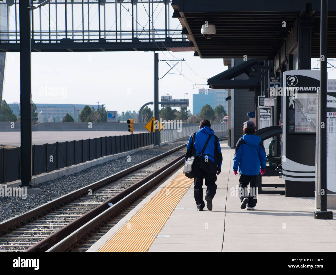 Light rail in Denver, Colorado Stock Photo - Alamy