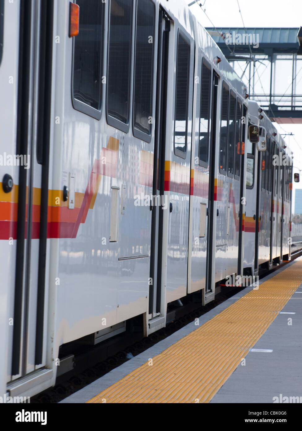 Light rail in Denver, Colorado Stock Photo - Alamy