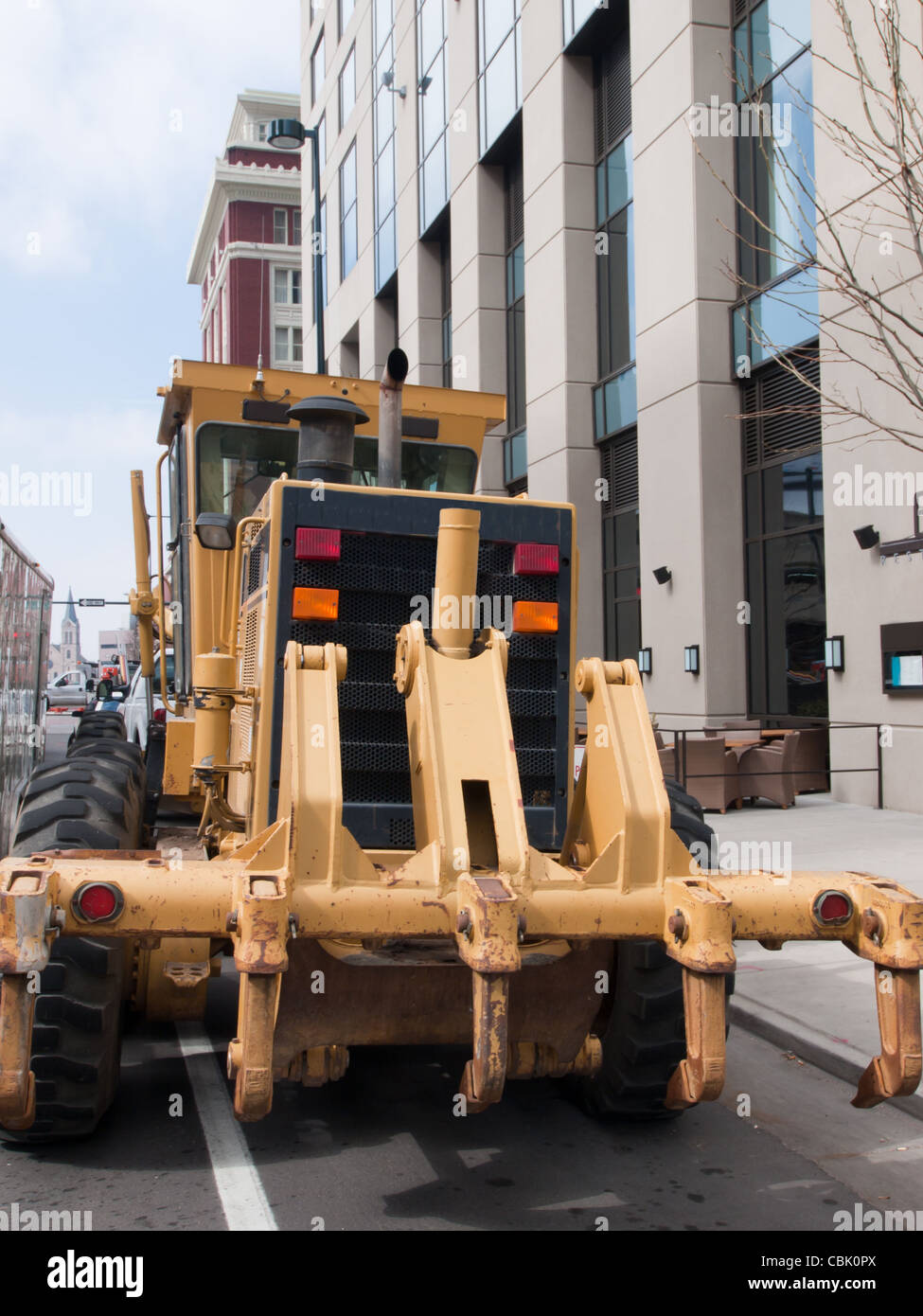 Ripping teeth mounted to heavy equipment used in road construction ...