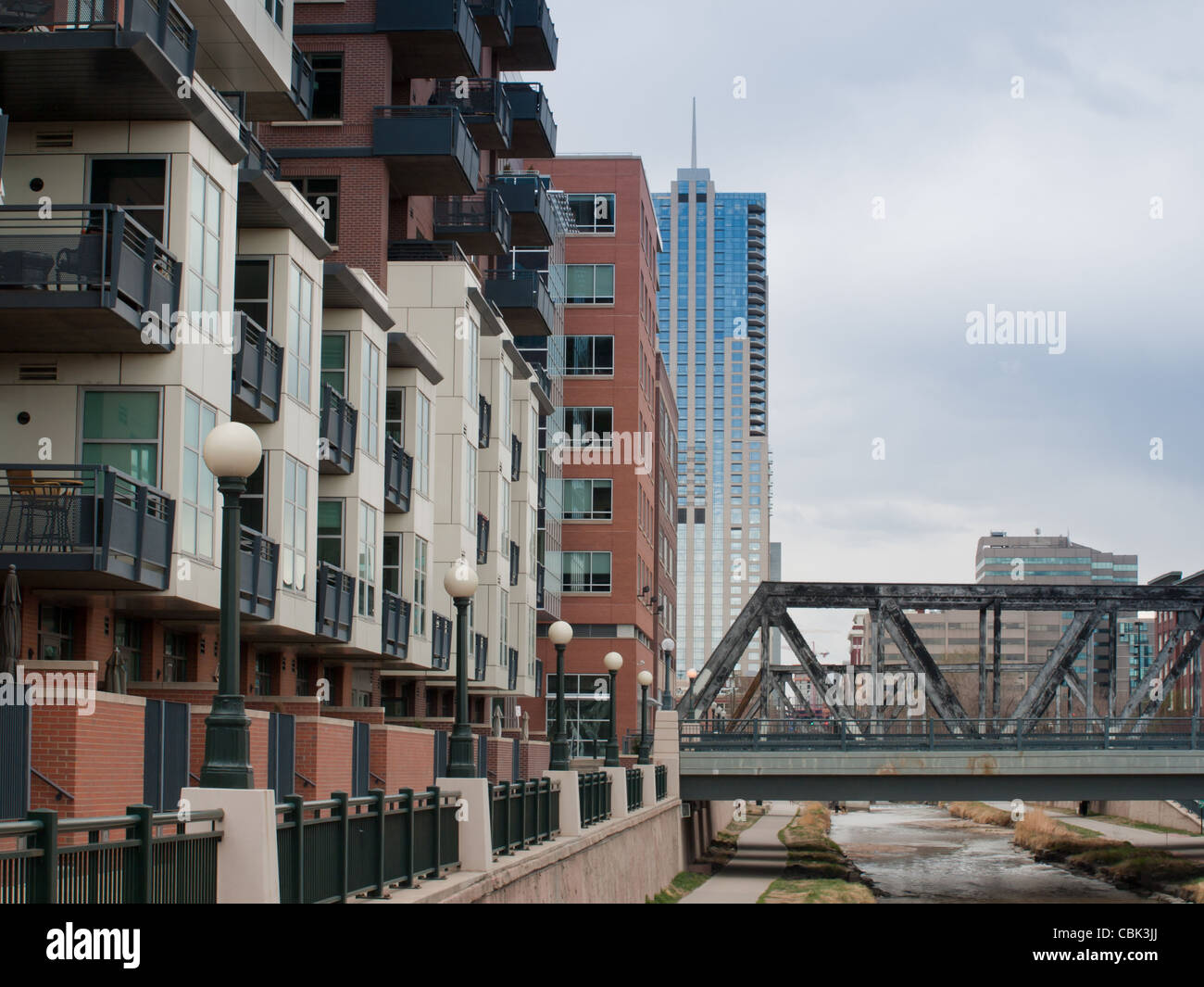 Cherry Creek trail in downtown Denver, Colorado Stock Photo - Alamy