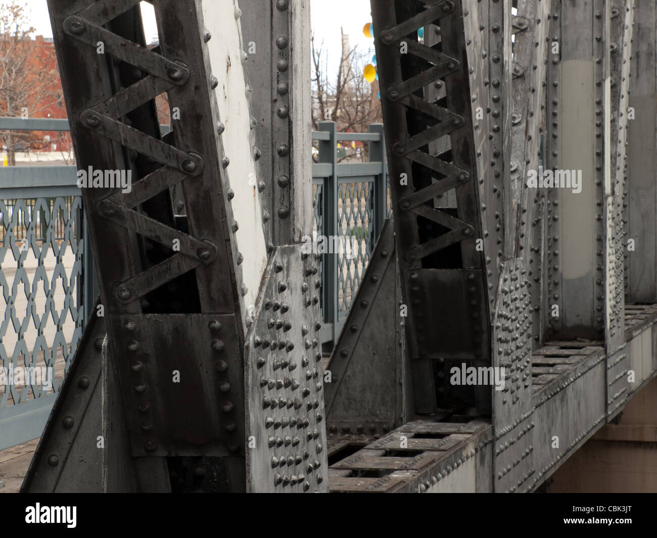 Old railroad bridge in downtown Denver, Colorado Stock Photo - Alamy